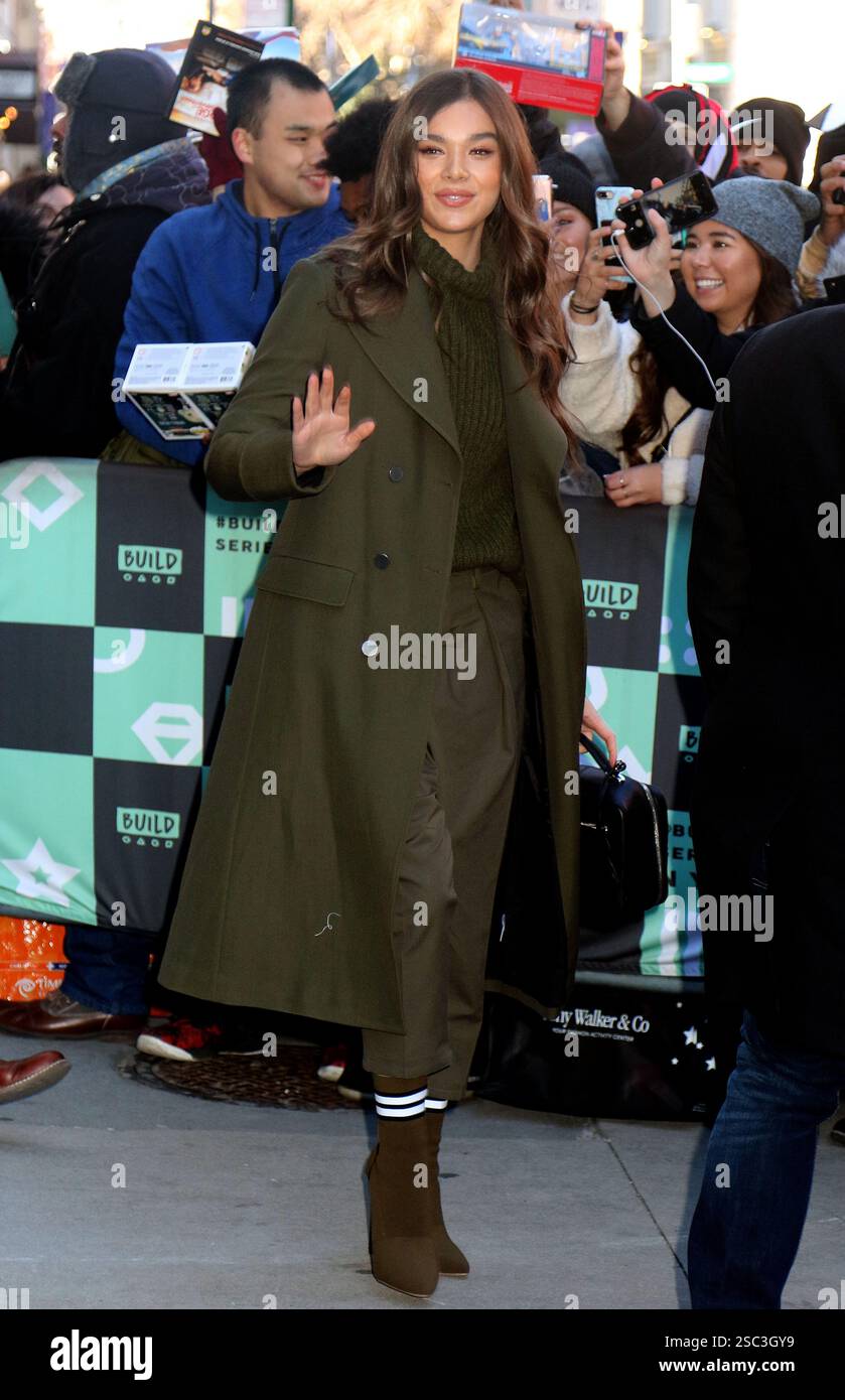Singer and actress Hailee Steinfeld made an appearance at Build Series ...