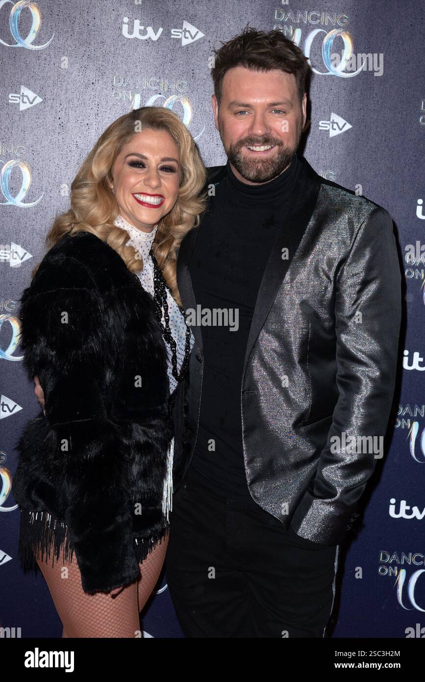 Alex Murphy and Brian McFadden attends the Dancing On Ice - Red Carpet ...