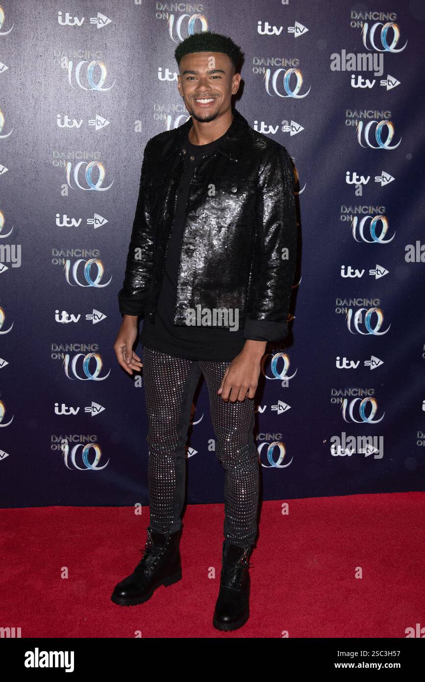 Wes Nelson attends the Dancing On Ice - Red Carpet Photocall at the ...