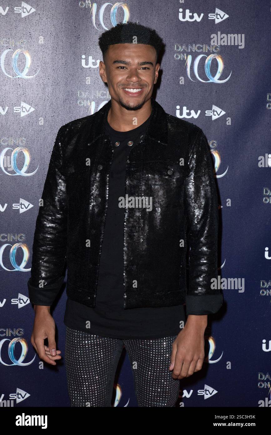 Wes Nelson attends the Dancing On Ice - Red Carpet Photocall at the ...