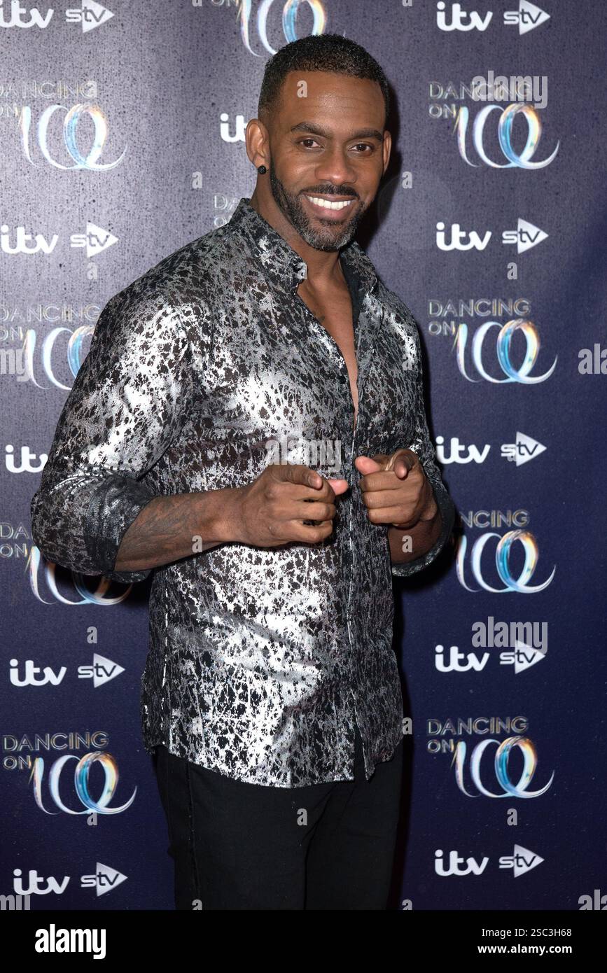 Richard Blackwood attends the Dancing On Ice - Red Carpet Photocall at the Natural History ...