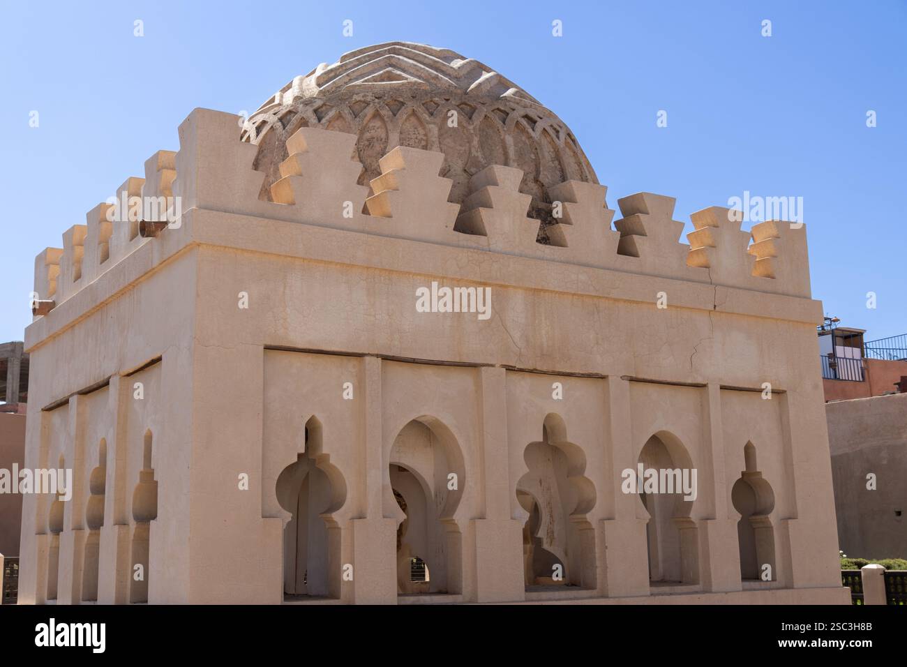 Koubba Ba'Adiyn, Almoravid Qubba, 12th century building topped by a ...