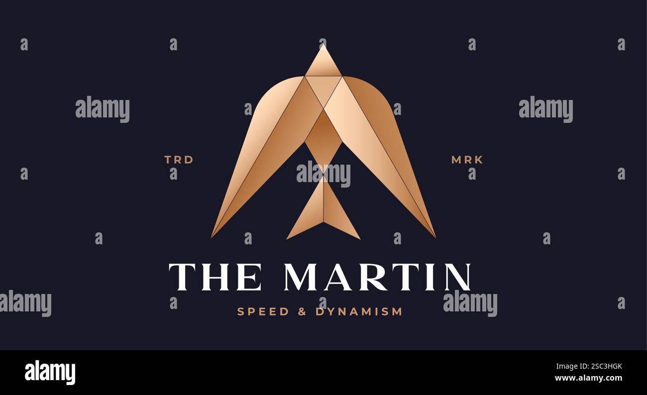 Bird Label, Sign, Logo Swallow Stock Vector Image & Art - Alamy