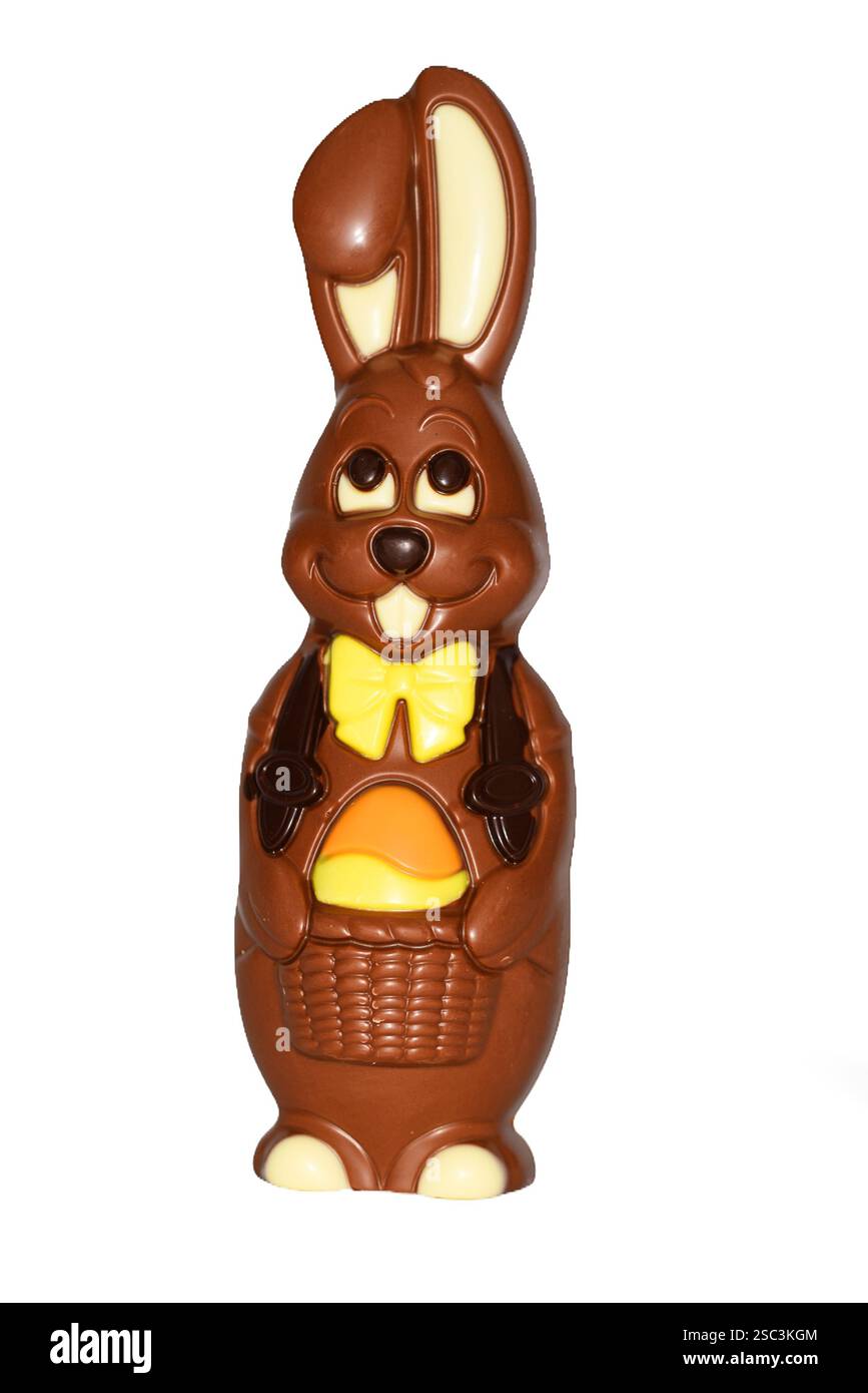 Den Helder, Netherlands. January 20, 2025. A chocolate Easter bunny on ...