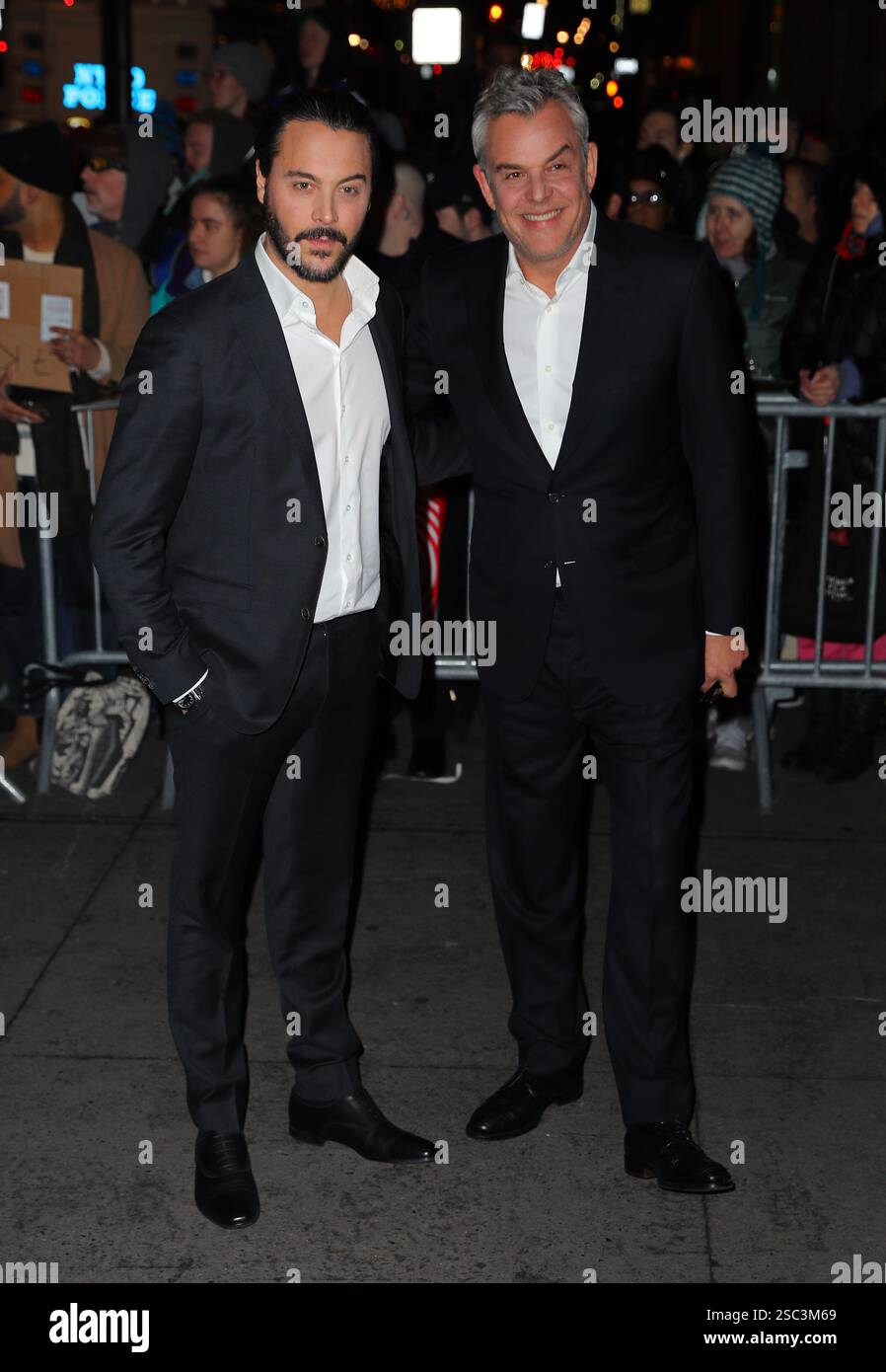 Danny Huston (R) and Jack Huston arriving at the National Board of ...