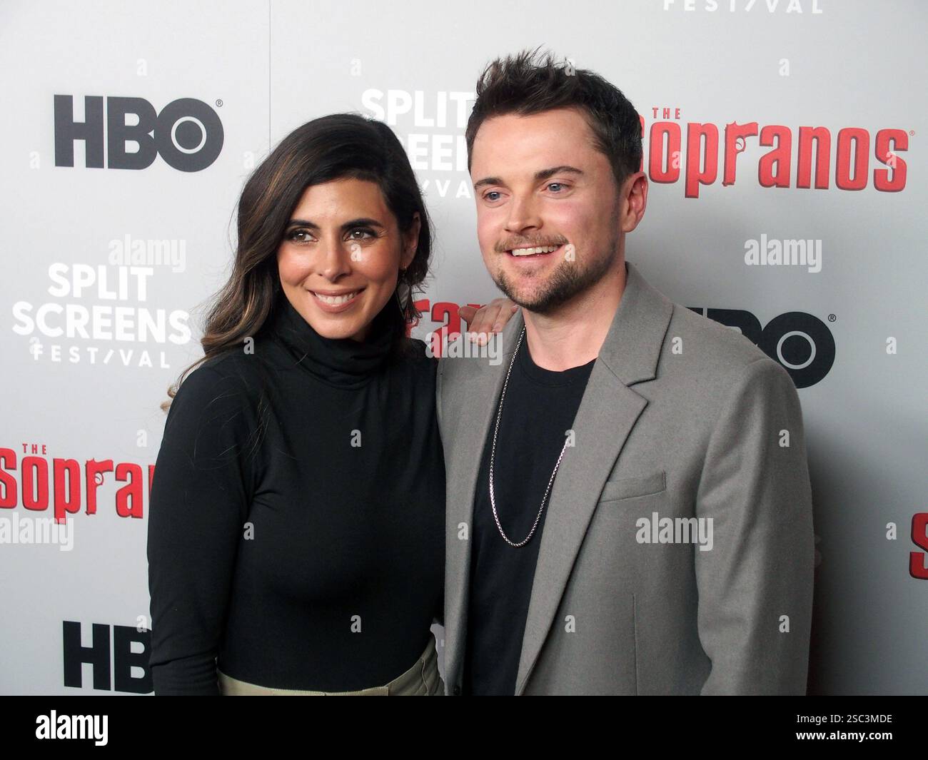 Jamie-Lynn Sigler and Robert Iler arriving at the 'The Sopranos' 20th ...