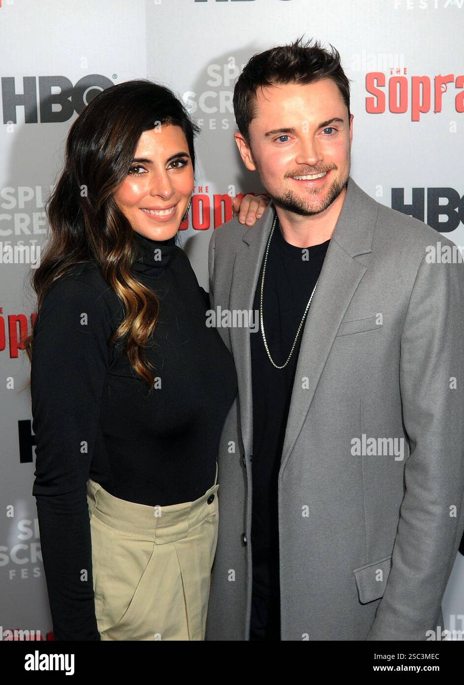 Jamie-Lynn Sigler and Robert Iler arriving at the 'The Sopranos' 20th ...