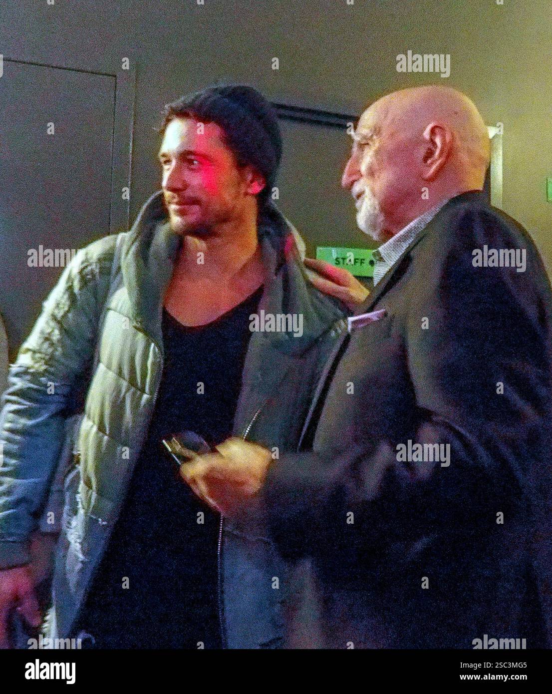 James Franco and Dominic Chianese arriving at the 'The Sopranos' 20th ...