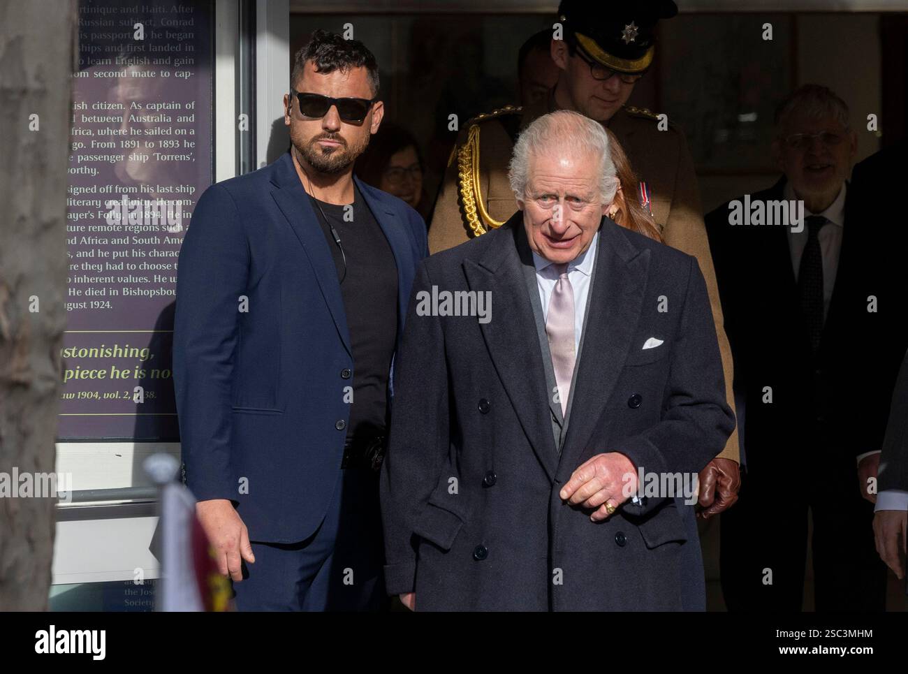 London, UK. 5th Feb, 2025. King Charles III visits the Polish Social ...