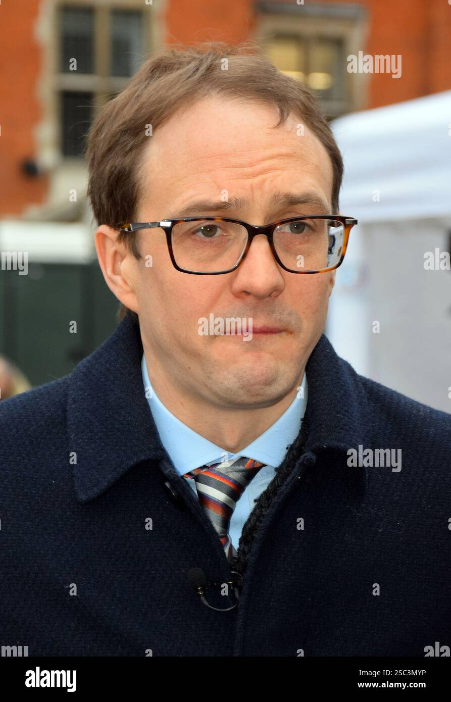 bbc political commentator chris mason westminster 15/1/19 Stock Photo ...