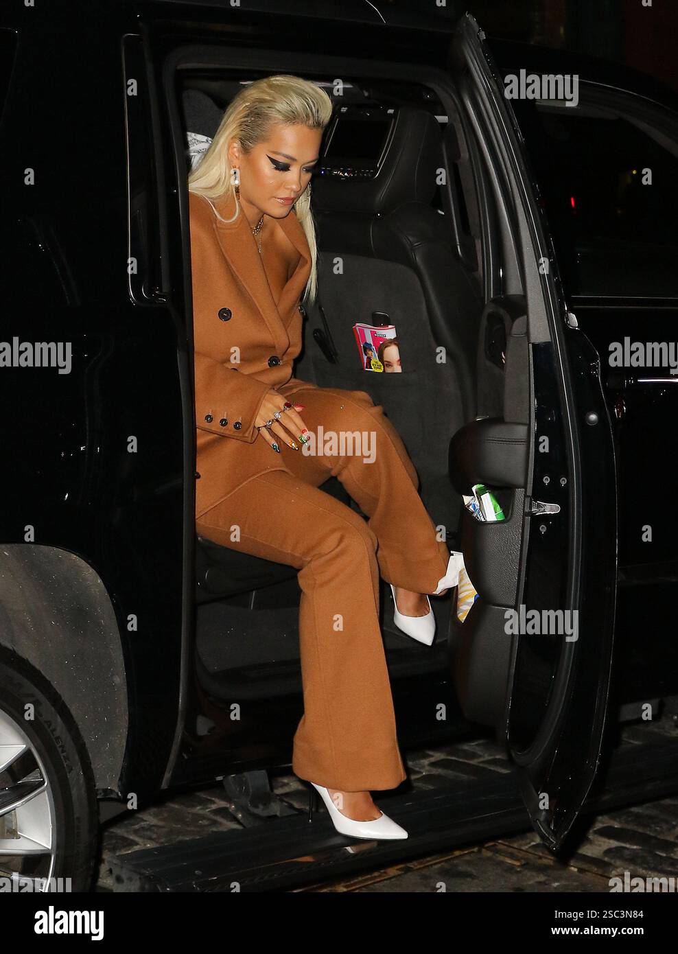 Singer Rita Ora arrives at a downtown hotel on January 16 2019 in New ...