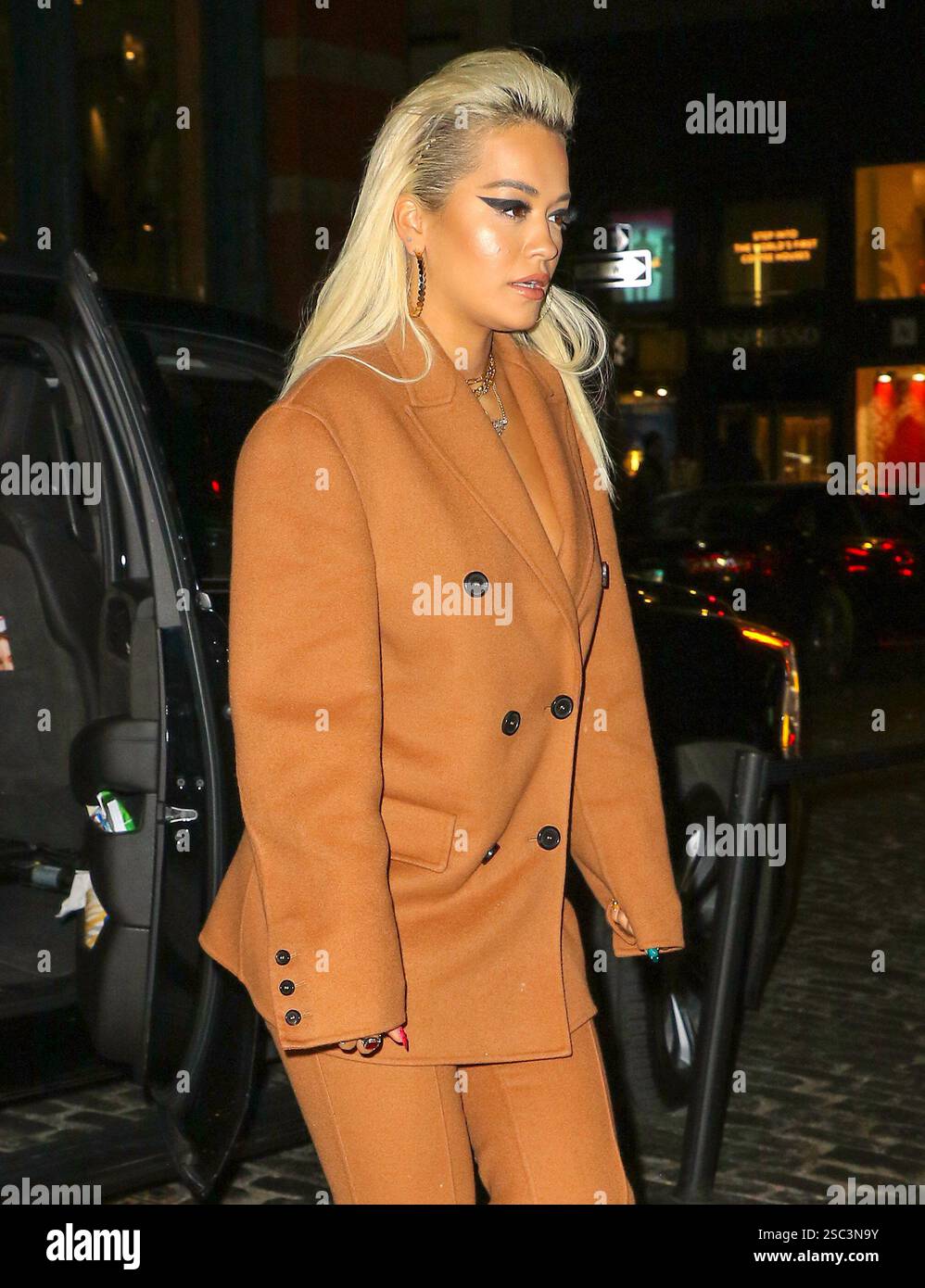Singer Rita Ora arrives at a downtown hotel on January 16 2019 in New ...