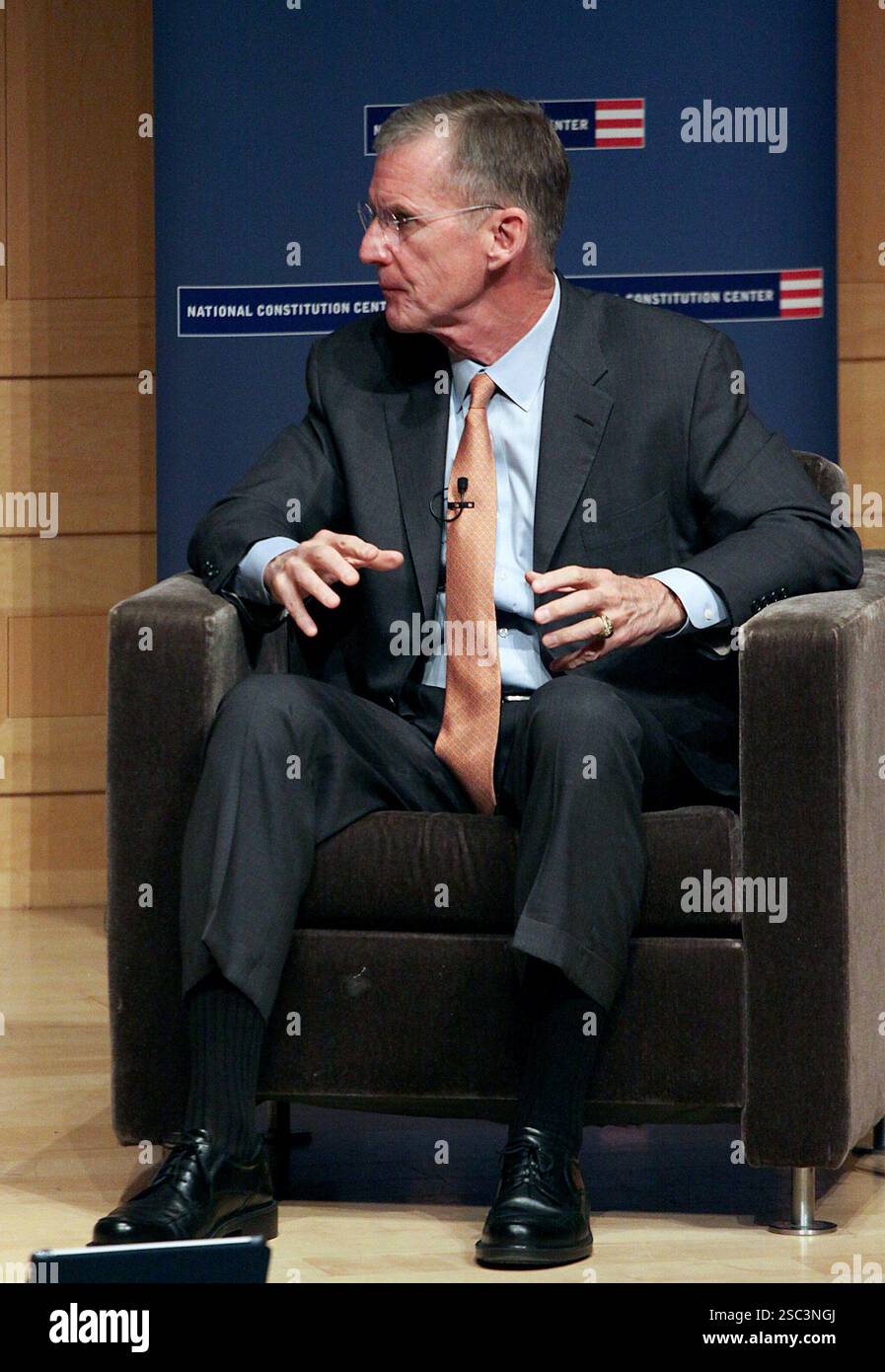 General Stanley McChrystal signs copies of his new book "Leaders: Myth ...