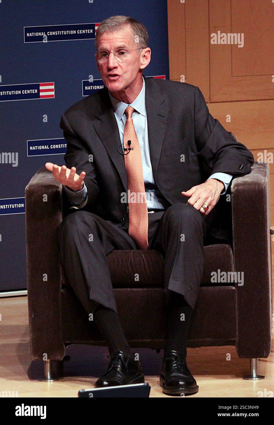 General Stanley McChrystal signs copies of his new book "Leaders: Myth ...