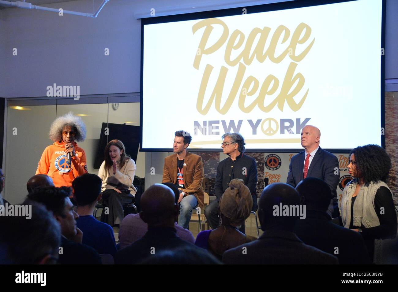 Erica Ford, Julianne Moore, Blake Mycoskie, Deepak Chopra and James O ...