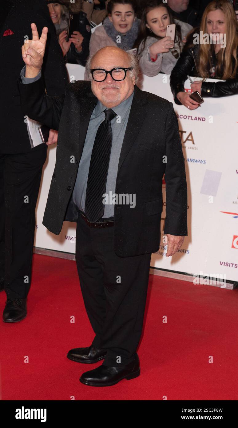 Danny DeVito attends the National Television Awards at The O2 in London ...