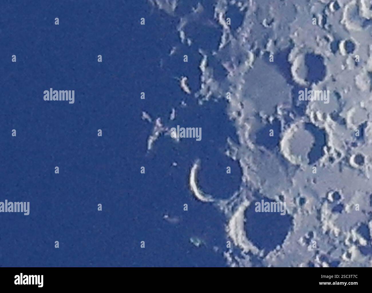 "Lunar X" is seen from Chiyoda Ward, Tokyo on February 5, 2025. When ...