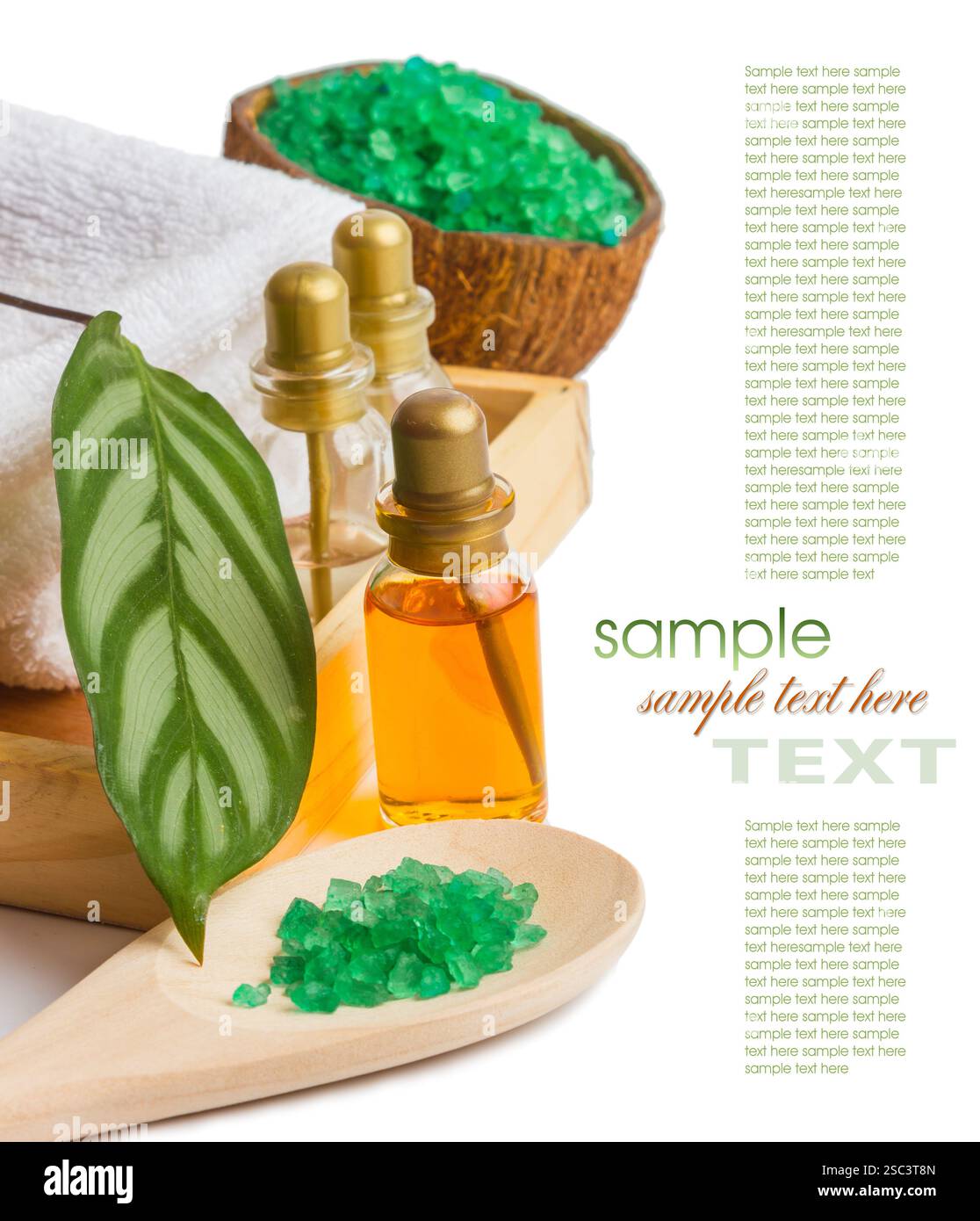 spa treatments and personal hygiene products Stock Photo - Alamy