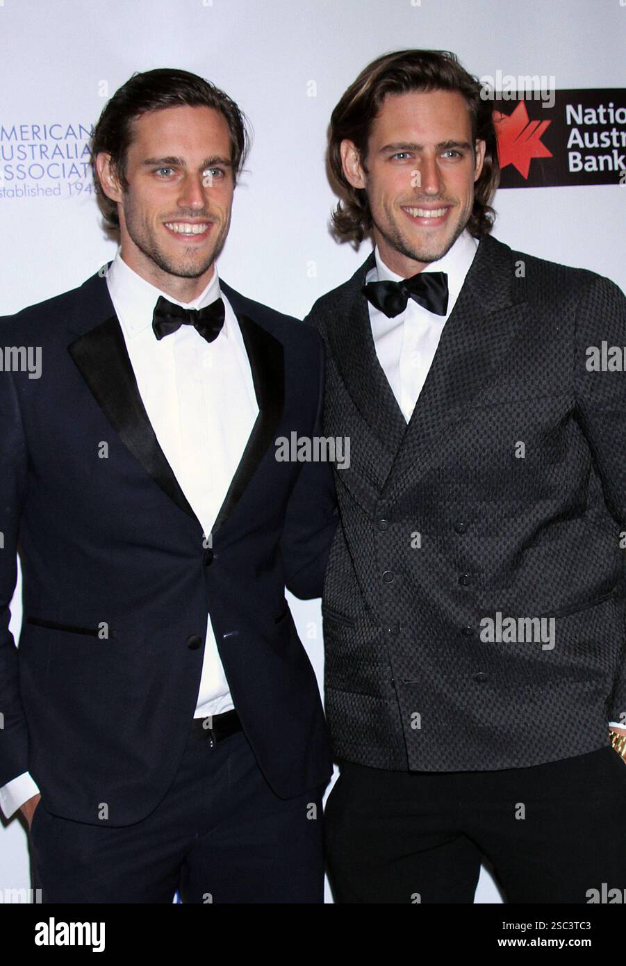Jordan Stenmark and Zac Stenmark arriving at the 2019 American ...