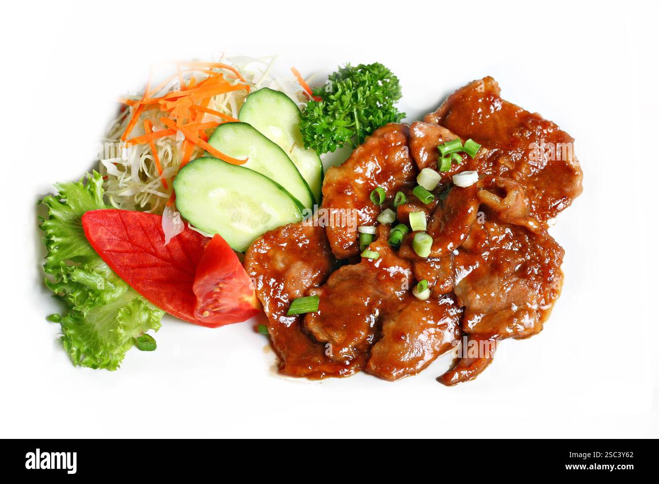 Japanese Ginger Pork (Shogayaki) Stir fried pork with ginger slices and ...