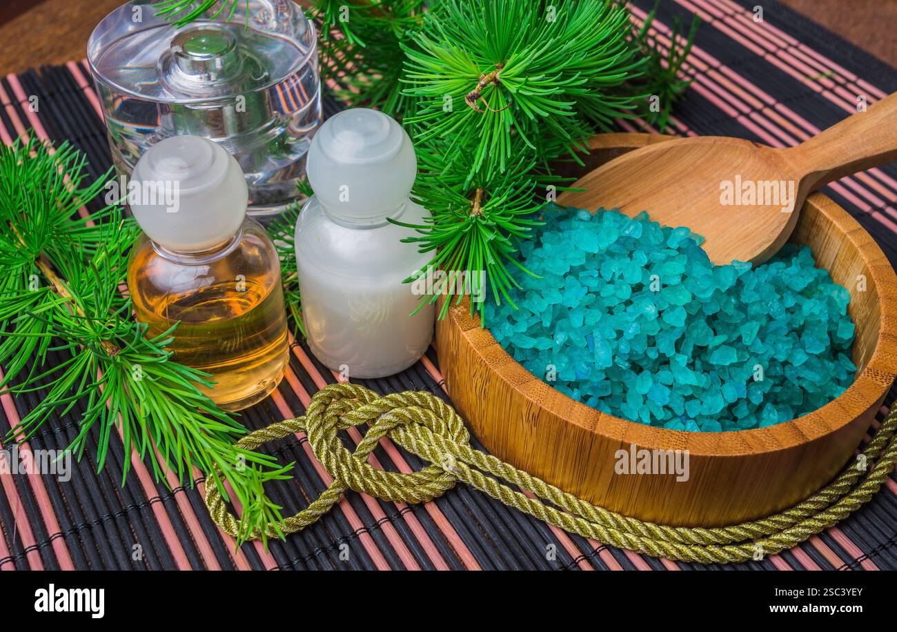 spa treatments and personal hygiene products Stock Photo - Alamy