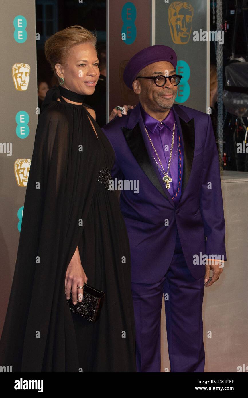 Tonya Lewis Lee and Spike Lee attends the EE British Academy Film ...