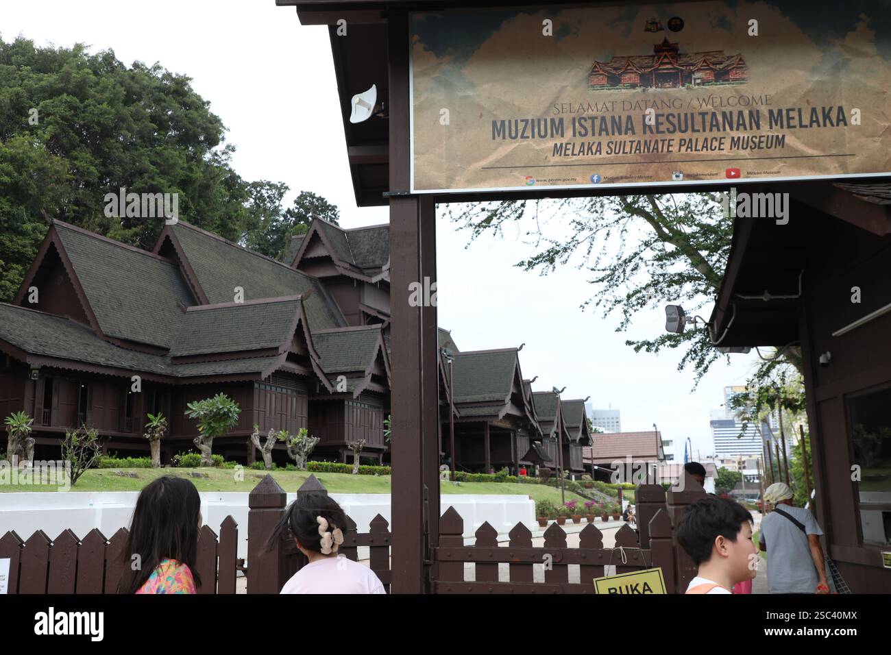 Melaka Sultanate Palace Museum Stock Photo - Alamy