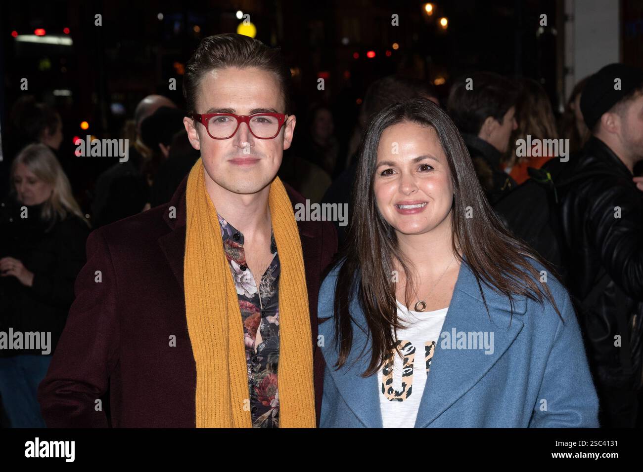 Tom Fletcher and Giovanna Fletcher attends the 'Rip It Up- The 60’s ...