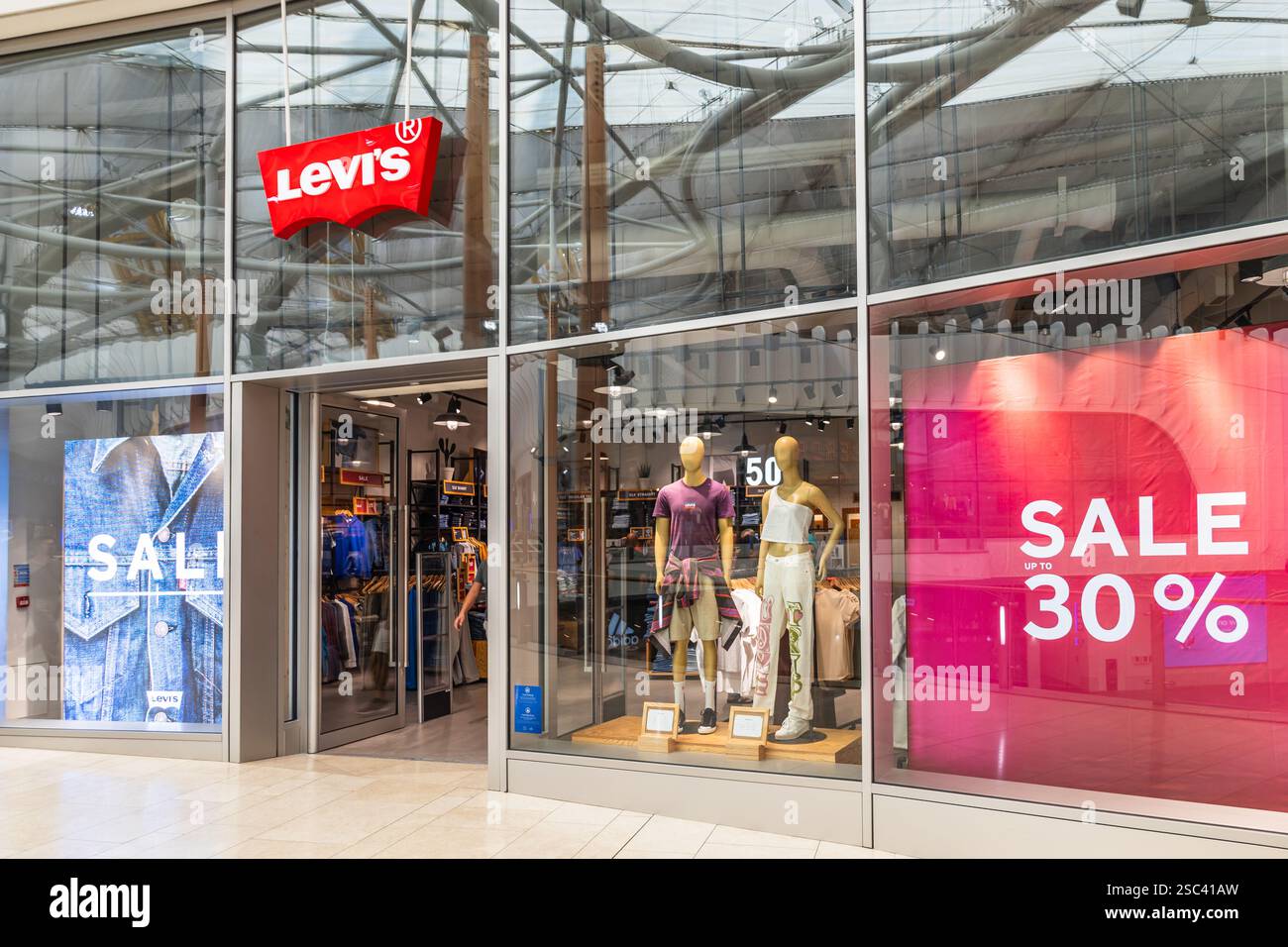 Levis Clothing Store in The O2 Arena. London, UK, 29 June 2023 Stock ...