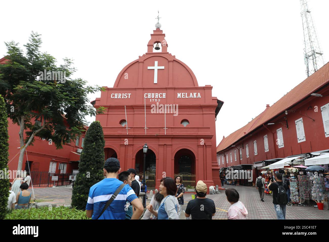 Christ Church Melaka, an 18th-century Dutch-built Anglican church in ...