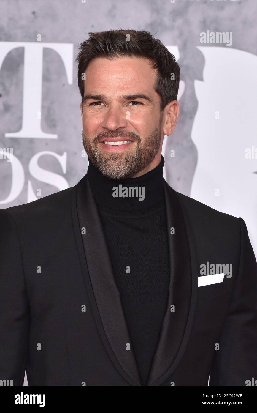 Gethin Jones attends The BRIT Awards 2019 at The O2 on February 20 ...