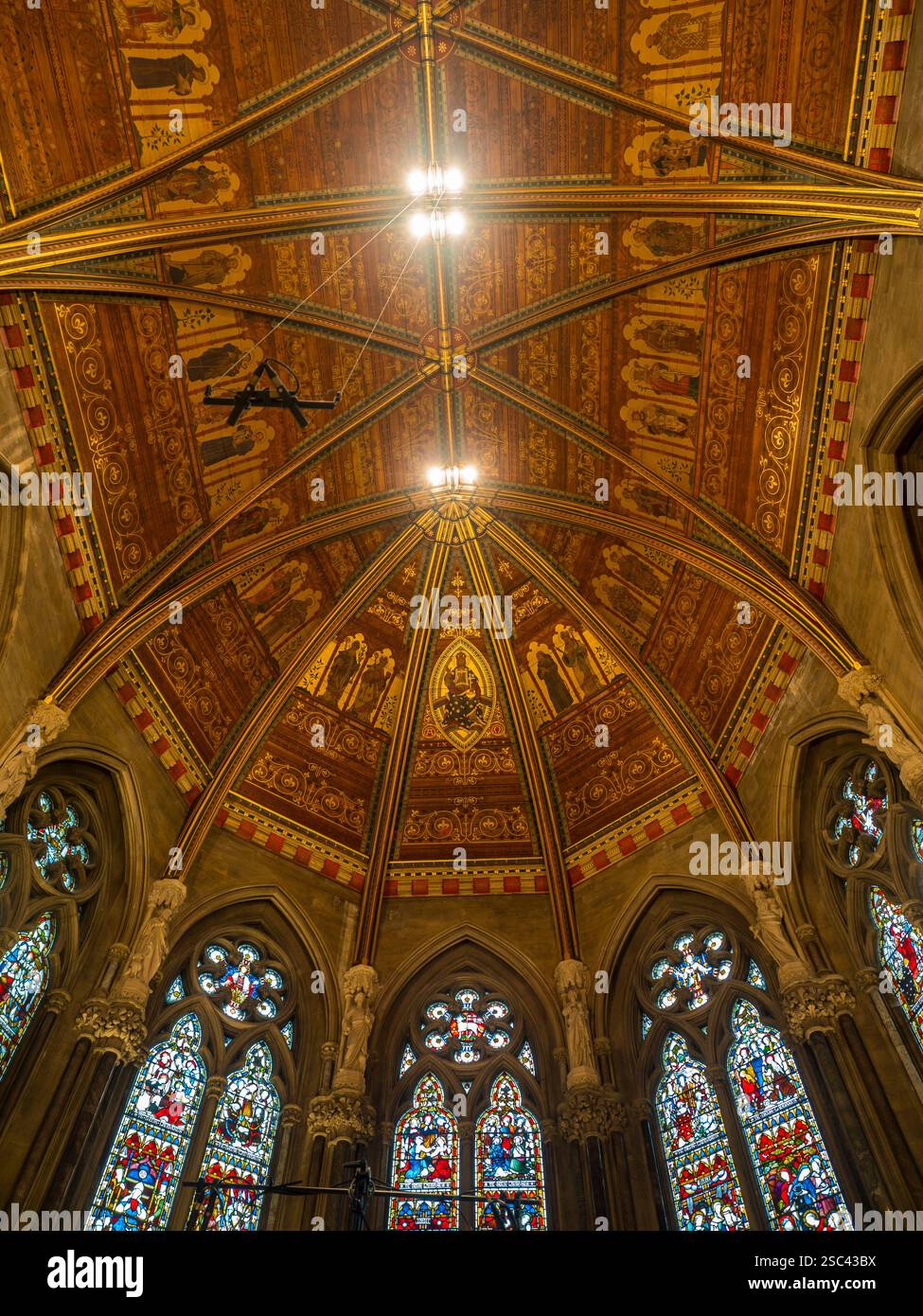 Wood Painted Ceiling, Inside St John's College Chapel, St Johns College ...