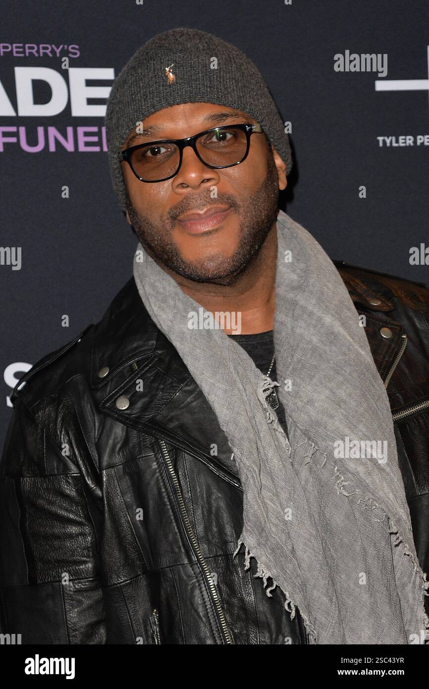 Tyler Perry attending 'A Madea Family Funeral' special screening on ...