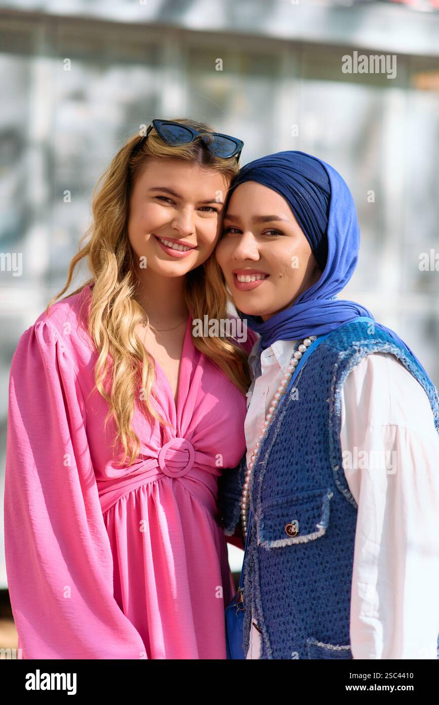 Celebrating Friendship: A Beautiful Bond Under the Sun Stock Photo - Alamy