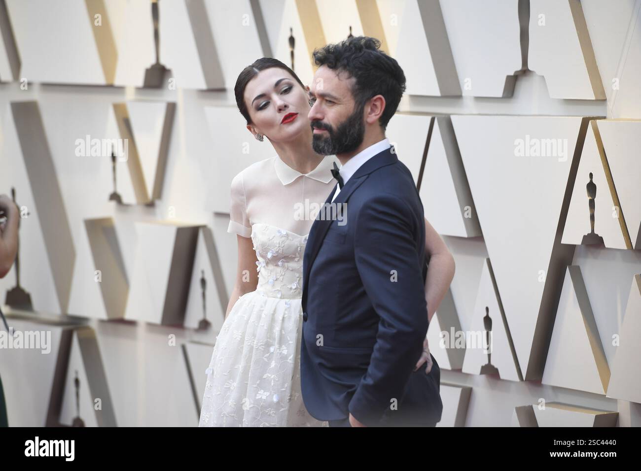 Marta Nieto and Rodrigo Sorogoyen arriving at the 91st Annual Academy ...