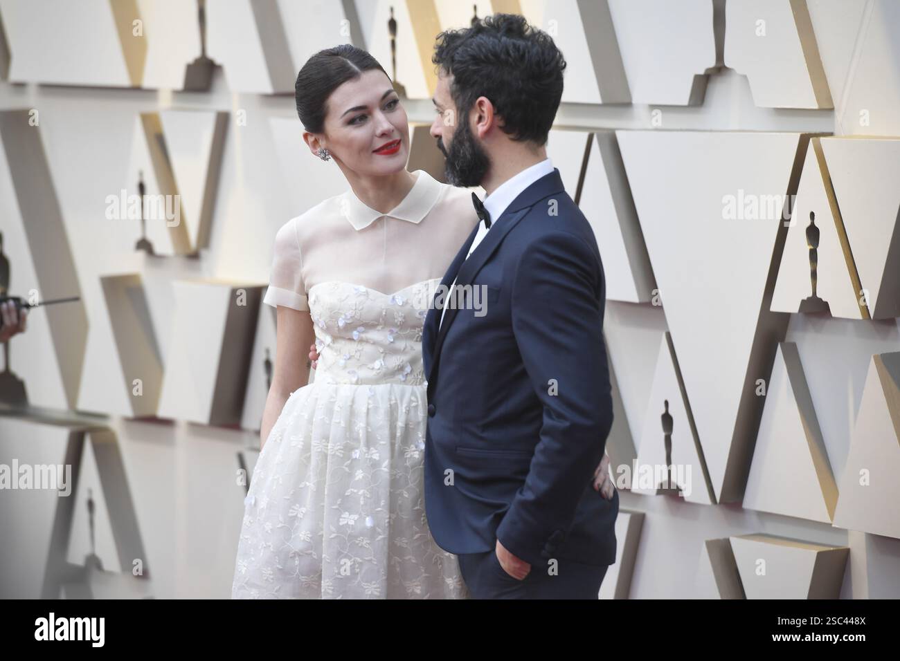 Marta Nieto and Rodrigo Sorogoyen arriving at the 91st Annual Academy ...
