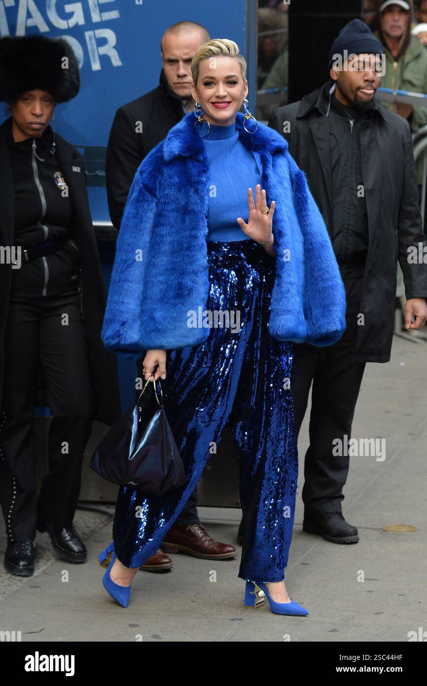 Katy Perry leaving a taping of Good Morning America in Times Square on ...
