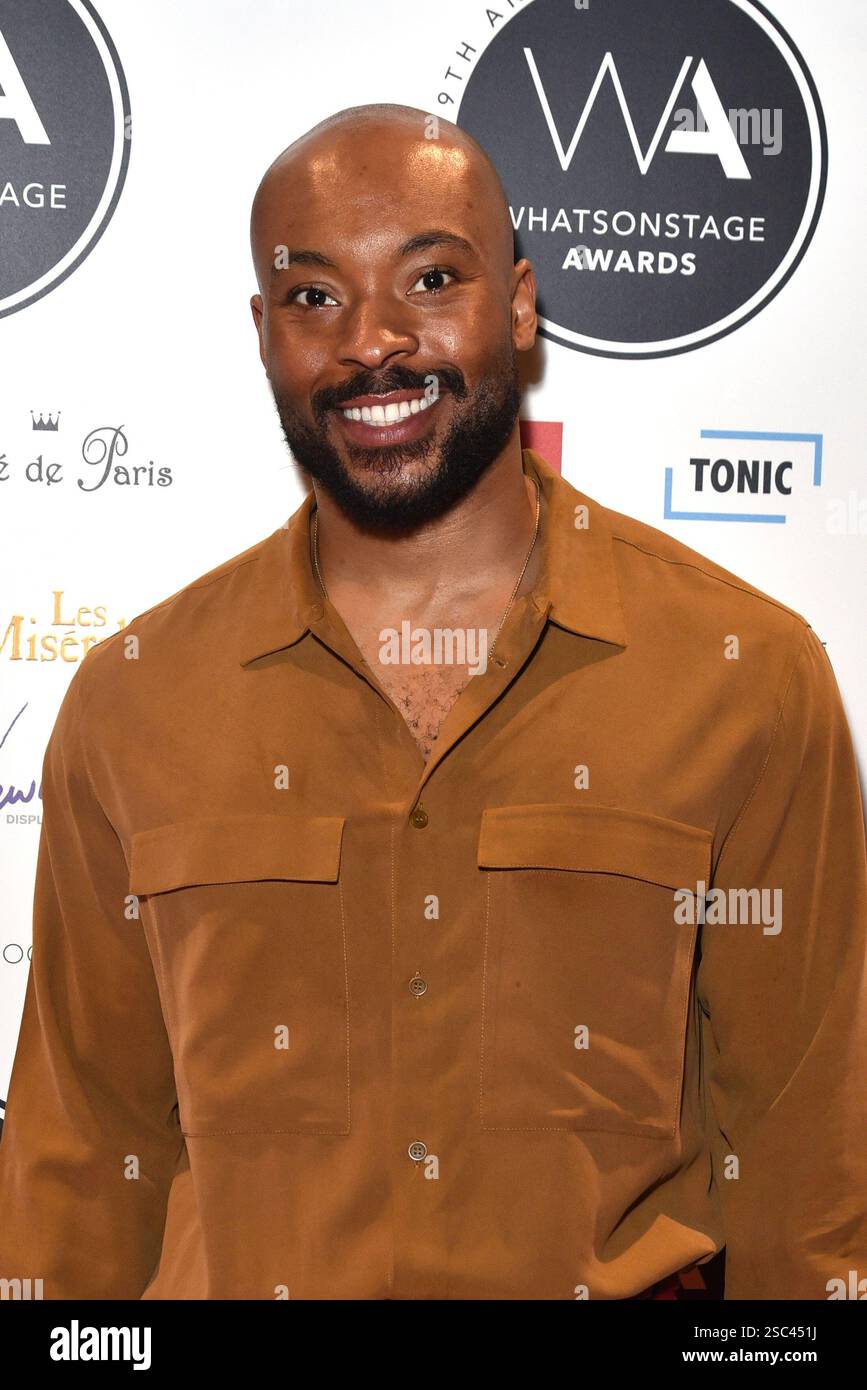 Arinze Kene attends the 19th Annual WhatsOnStage Awards at the Prince ...
