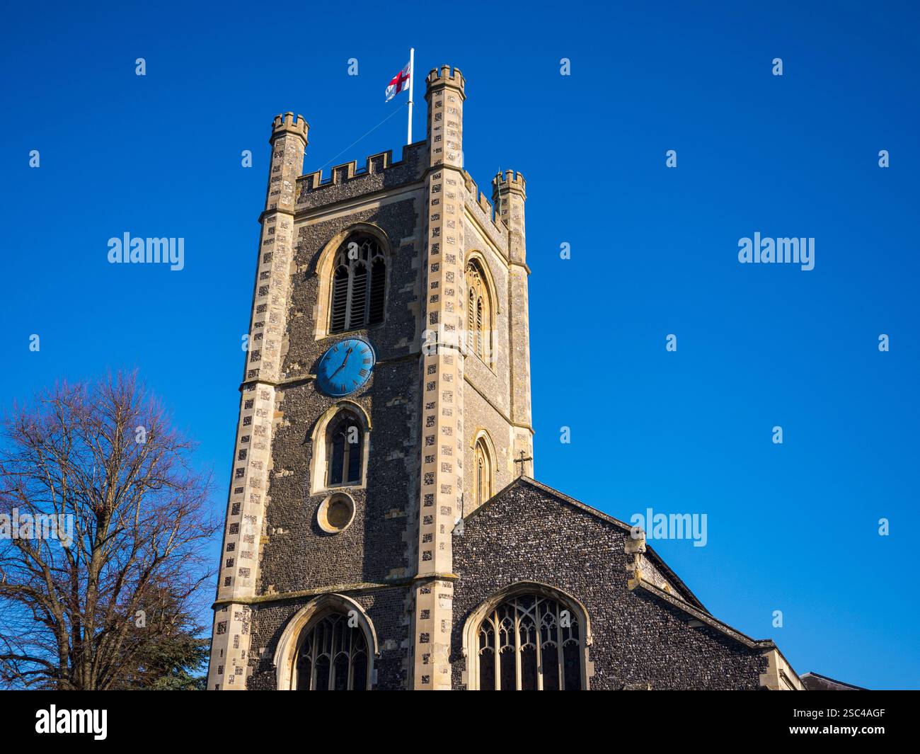 Church Tower, St Marys Church, Henley-on-Thames, Oxfordshire, England ...