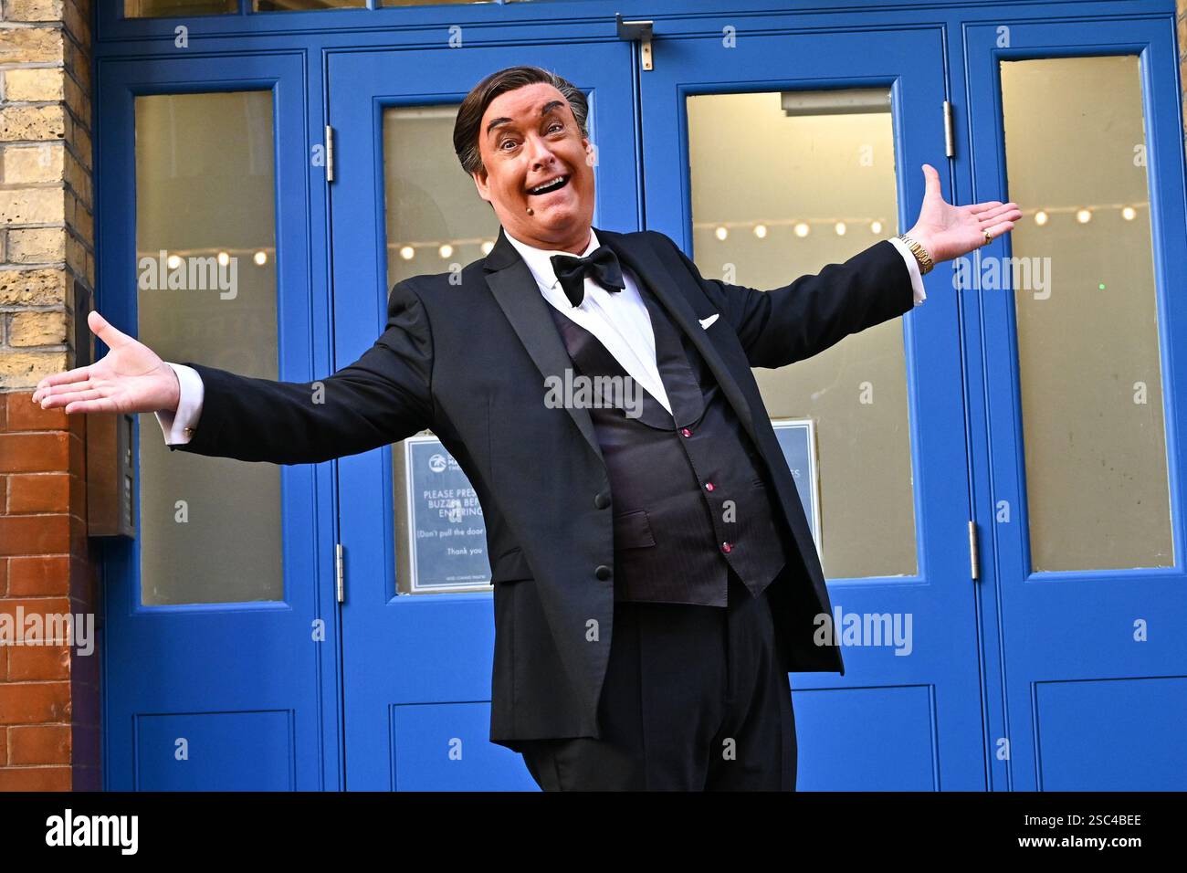 Simon Cartwright (as Bob Monkhouse) at ‘THE LAST LAUGH’ - Photocall at ...