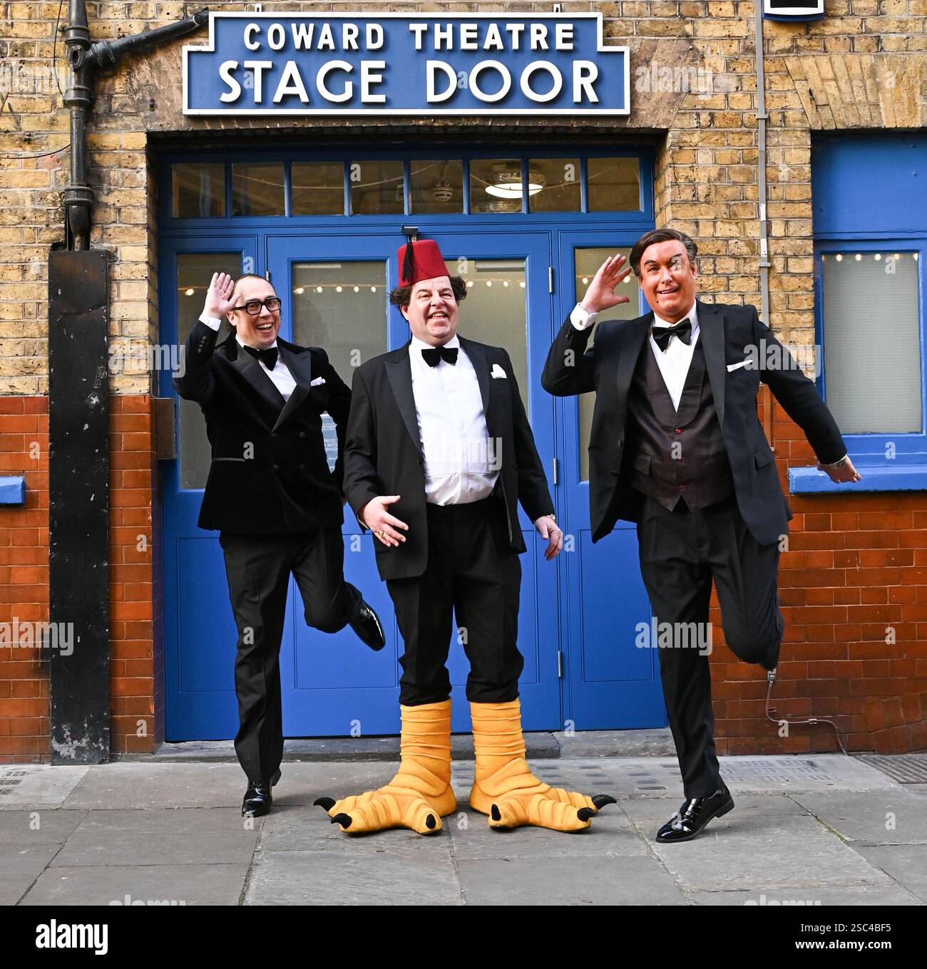 Bob Golding (as Eric Morecambe), Damian Williams (as Tommy Cooper) and ...