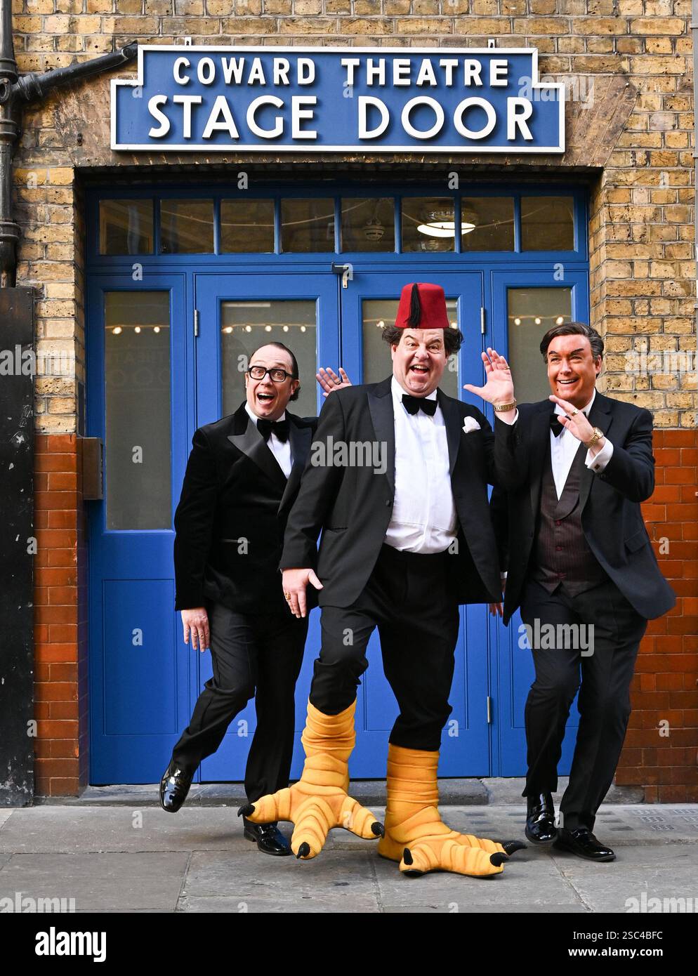 Bob Golding (as Eric Morecambe), Damian Williams (as Tommy Cooper) and ...