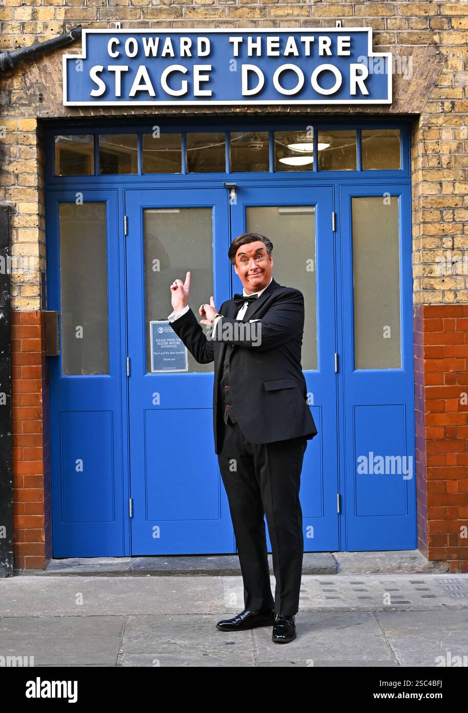 Simon Cartwright (as Bob Monkhouse) at ‘THE LAST LAUGH’ - Photocall at ...