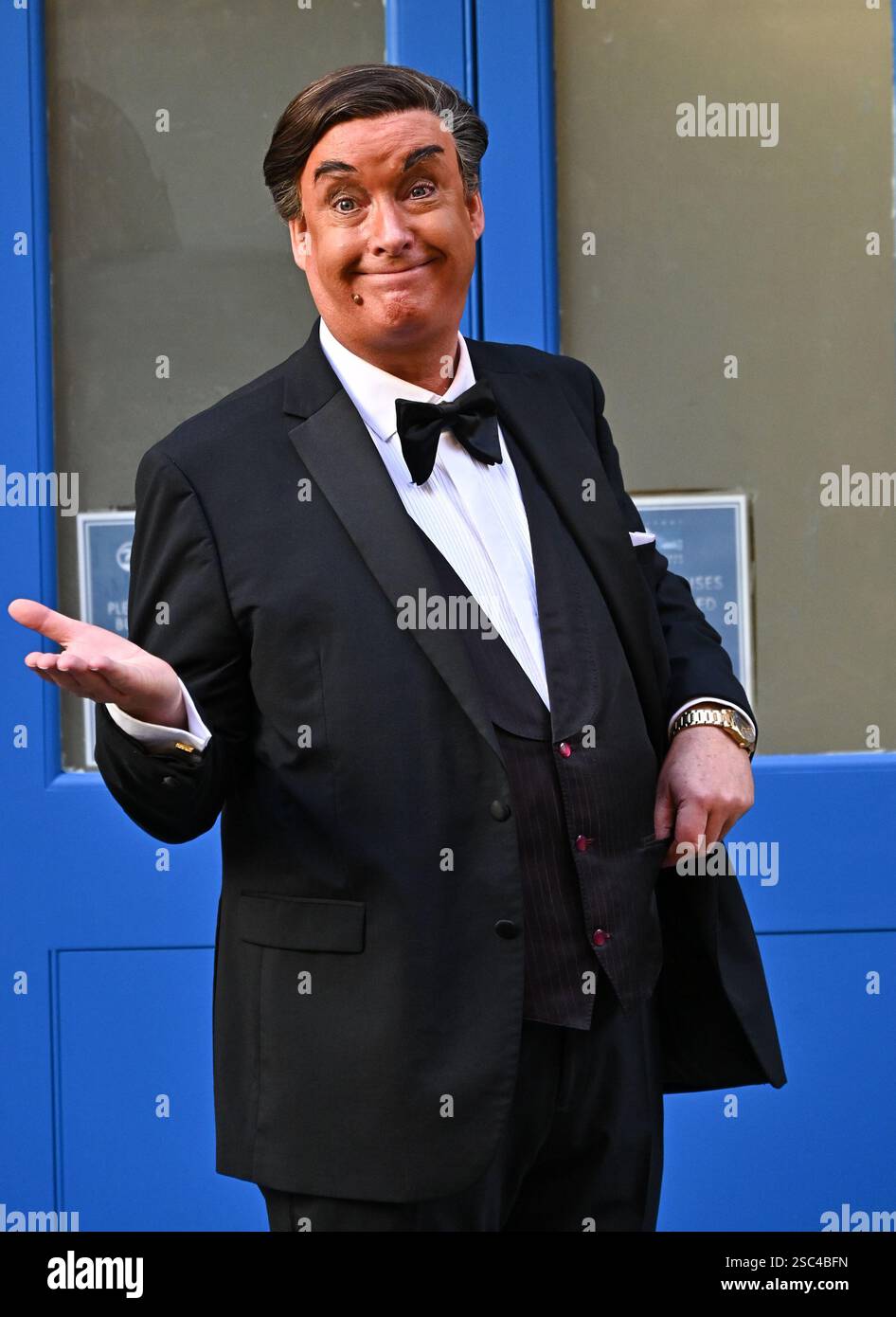 Simon Cartwright (as Bob Monkhouse) at ‘THE LAST LAUGH’ - Photocall at ...