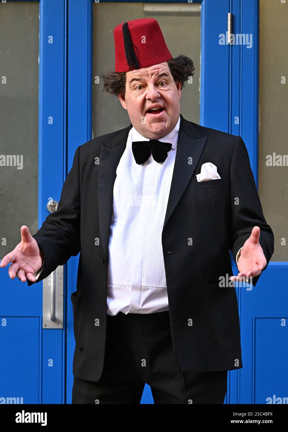 Damian Williams (as Tommy Cooper) at ‘THE LAST LAUGH’ - Photocall at ...