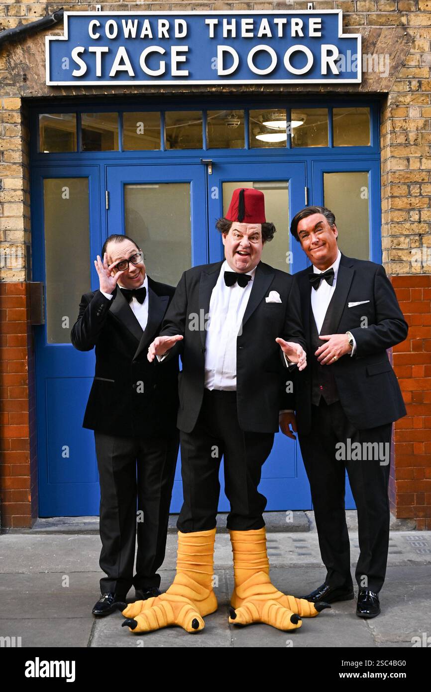 Bob Golding (as Eric Morecambe), Damian Williams (as Tommy Cooper) and ...