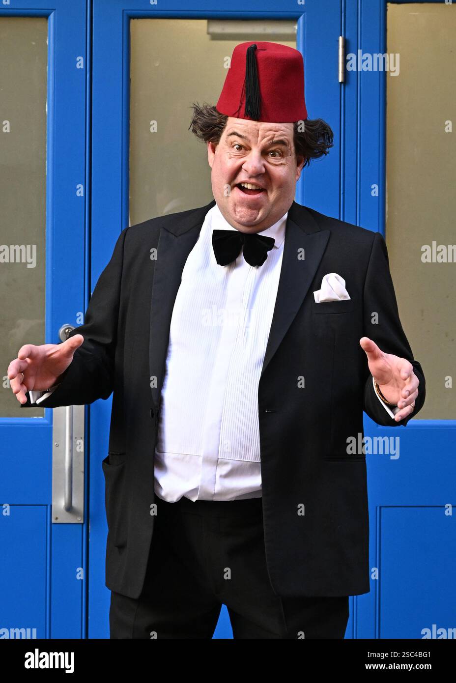 Damian Williams (as Tommy Cooper) at ‘THE LAST LAUGH’ - Photocall at ...