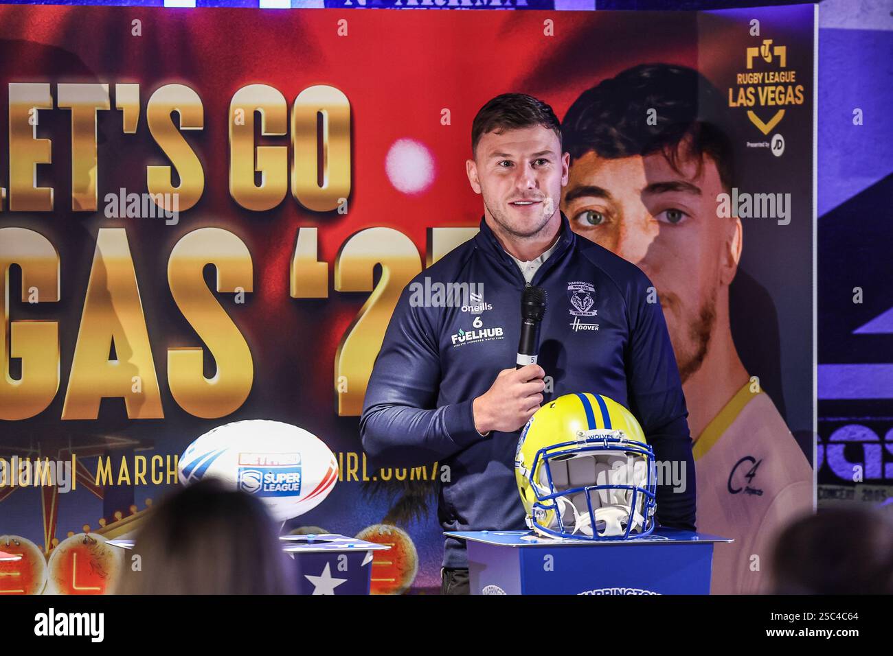 George Williams of Warrington Wolves chats about the game scheduled to ...