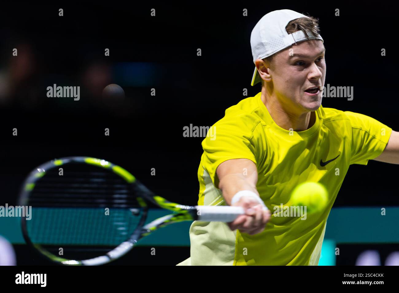 Rotterdam, Netherlands. 04th Feb, 2025. ROTTERDAM, NETHERLANDS - FEBRUARY 4: Holger Rune of ...