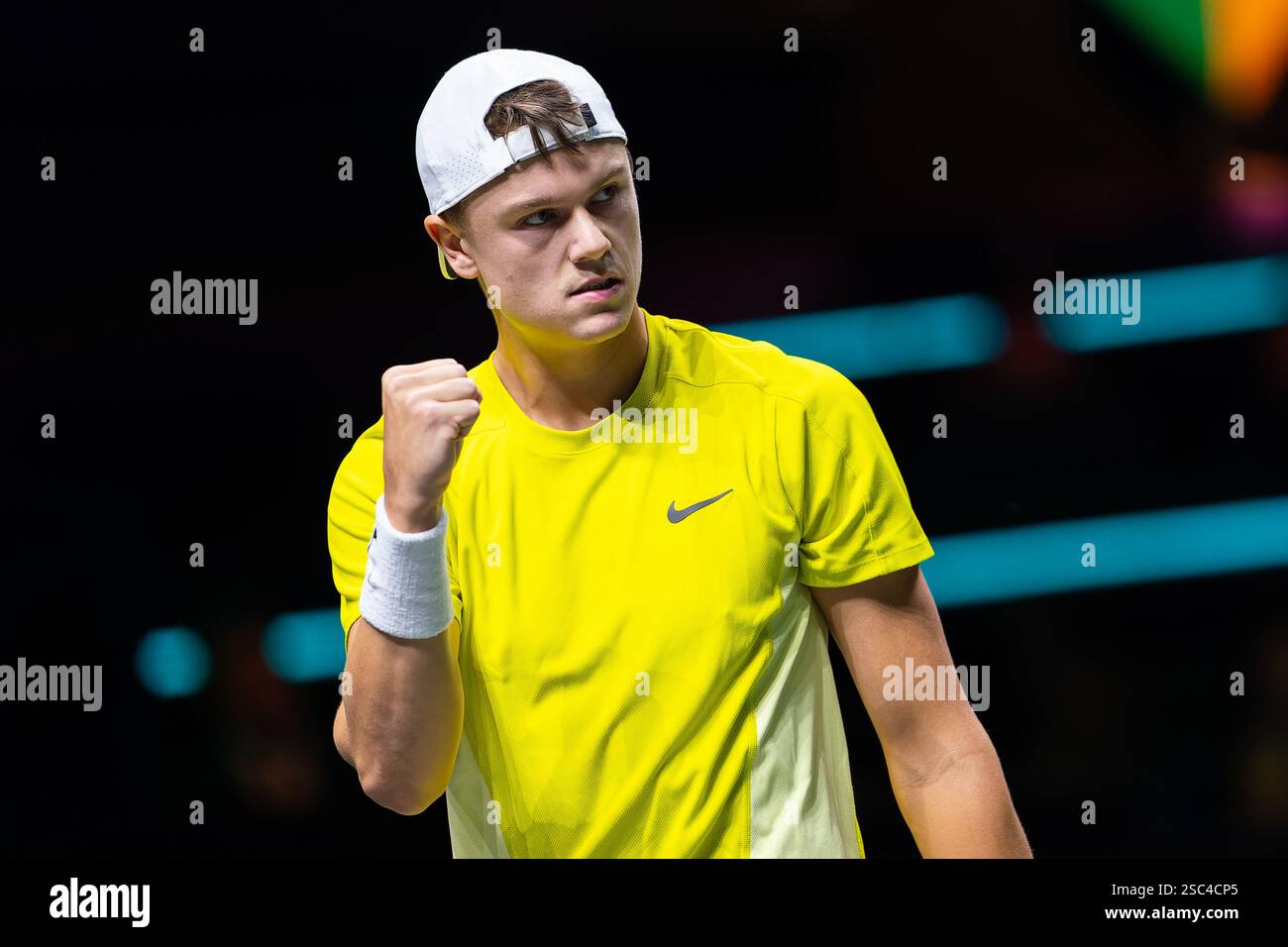 Rotterdam, Netherlands. 04th Feb, 2025. ROTTERDAM, NETHERLANDS - FEBRUARY 4: Holger Rune of ...